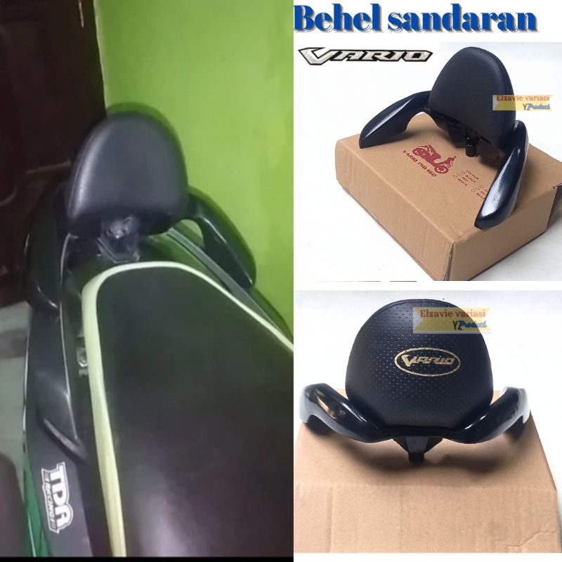 Jual behel sandaran vario 125 150 160 Led jok sandaran vario | Shopee ...