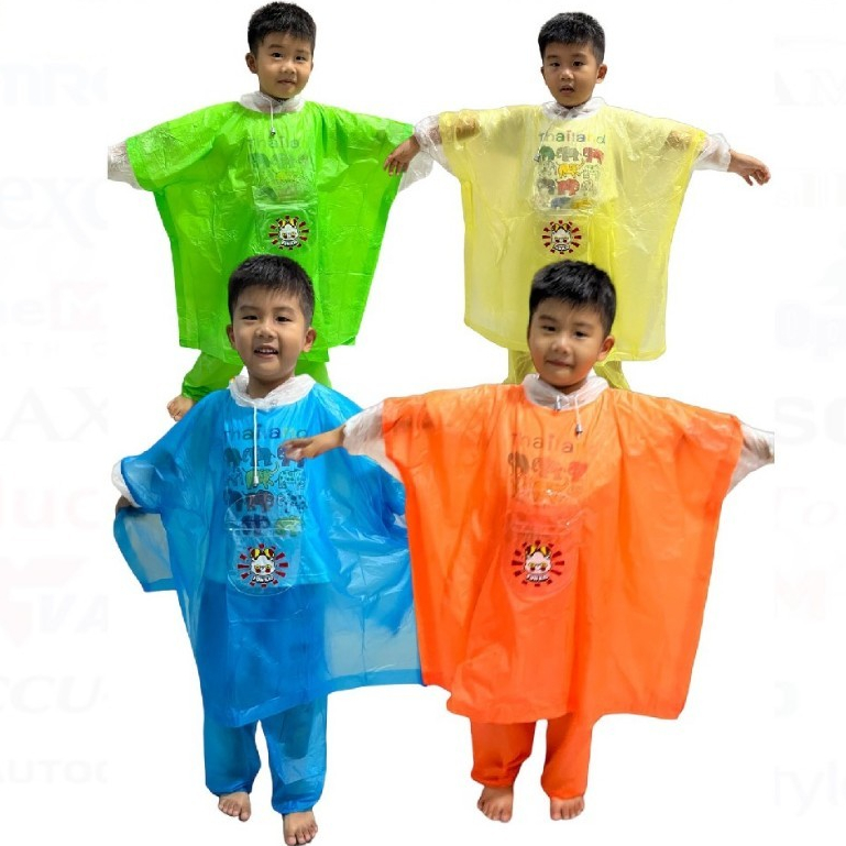 Jual FELWINSHOP Jas hujan Anak Tk Paud Poncho Celana Ibex Fun Kids Umur ...