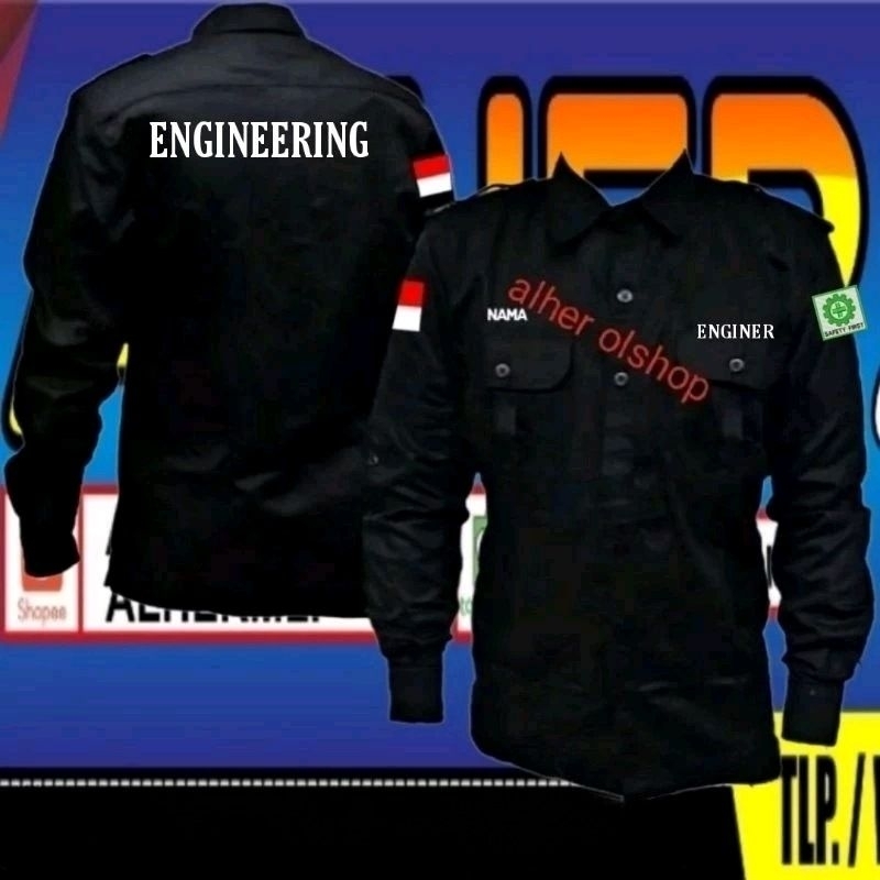 Jual kemeja engineering baju engineering seragam engineering kemeja ...