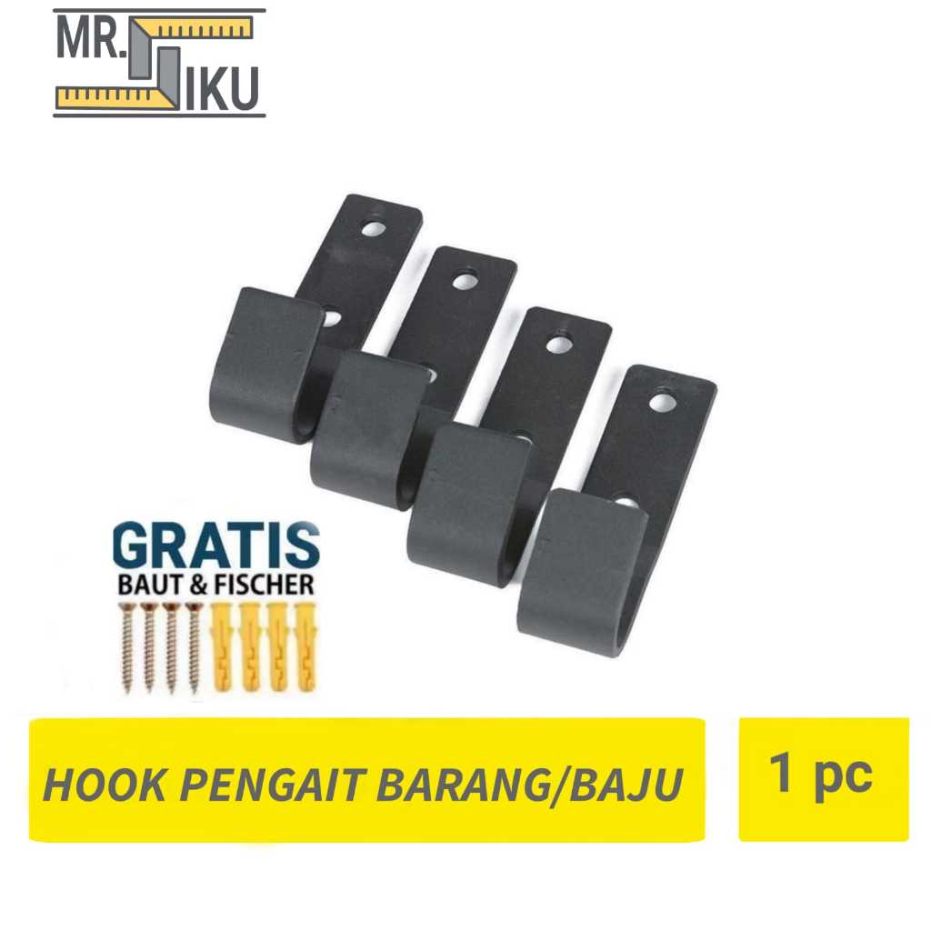 Jual HOOK BESI PENGAIT BAJU / GANTUNGAN BESI BARANG / PENGAIT BESI ...