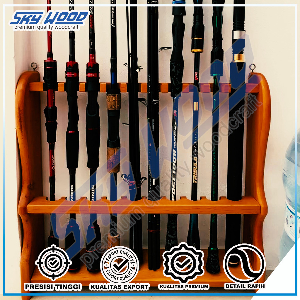 Jual Rak PANCING / RAK JORAN / TRACK POLE / STIK GOLF / TONGKAT isi 10 ...