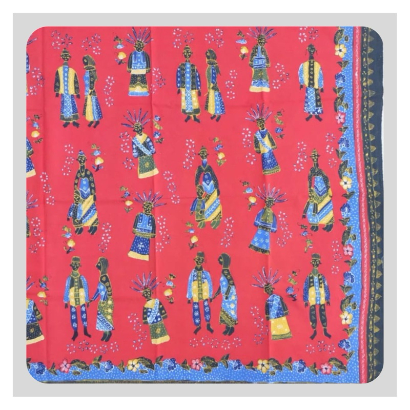 Jual kain batik katun tulis motif ondel ondel betawi jakarta | Shopee ...