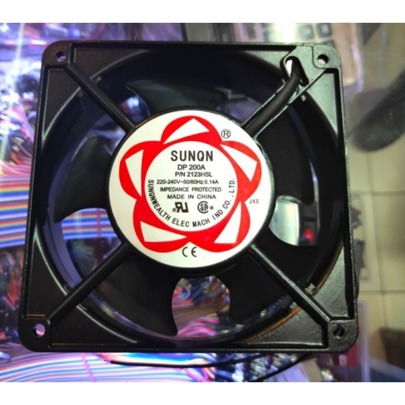 Jual FAN AC SUNON 12cm x 12cm DP200A AC 220V | Shopee Indonesia