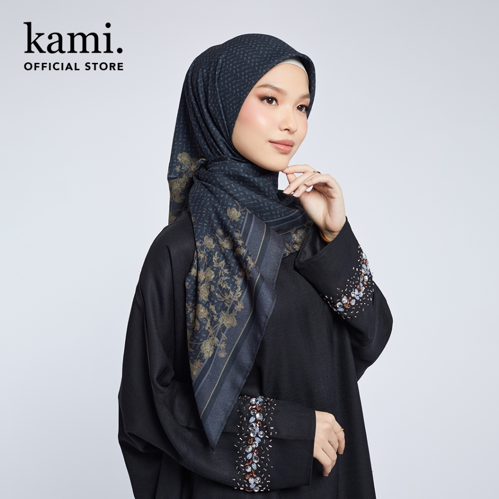 Jual Kami Mono Scrabble II Signature Scarf Hijab Segi Empat Voal ...