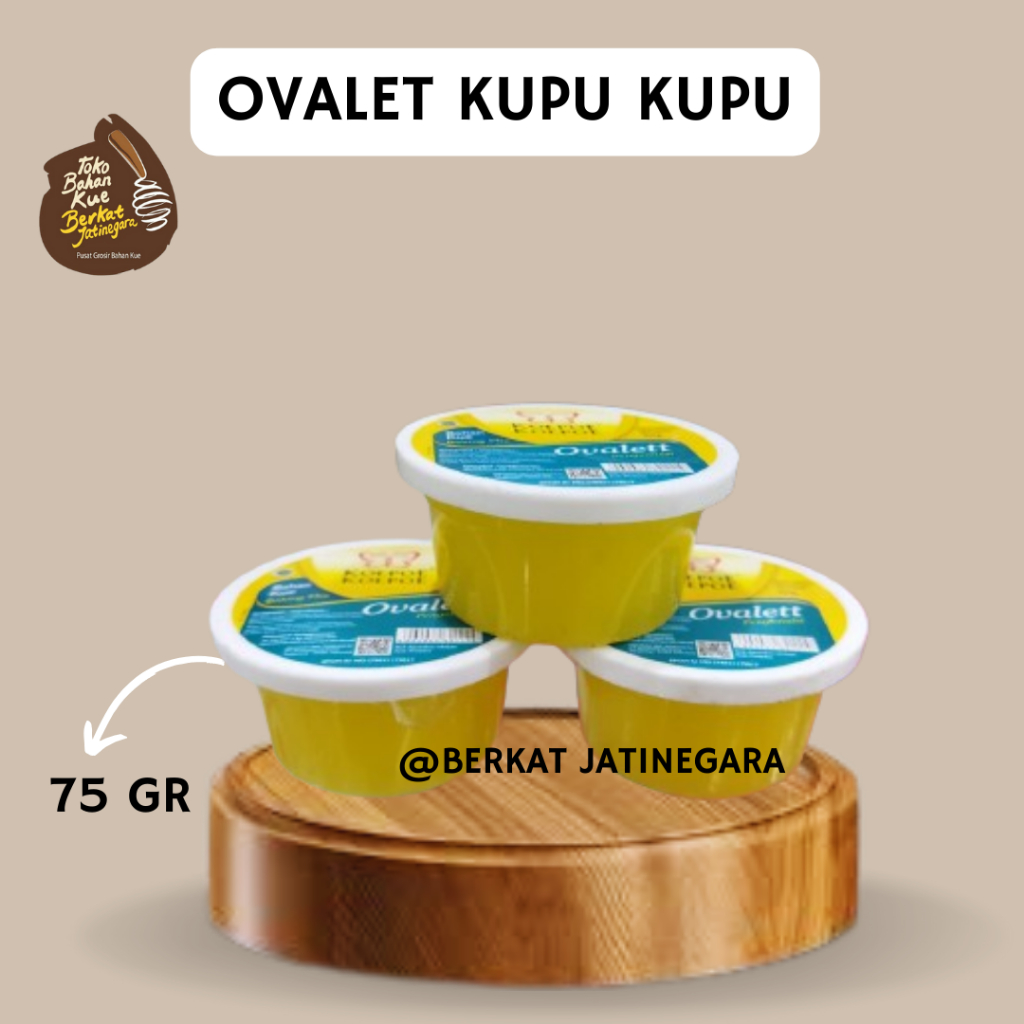 Jual OVALET BESAR KUPU KUPU 75 GRAM | Shopee Indonesia