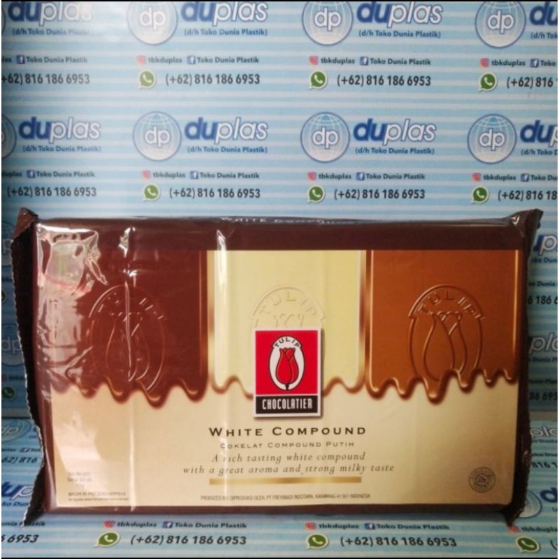 Jual Tulip White Chocolate Compound 1 kg | Shopee Indonesia