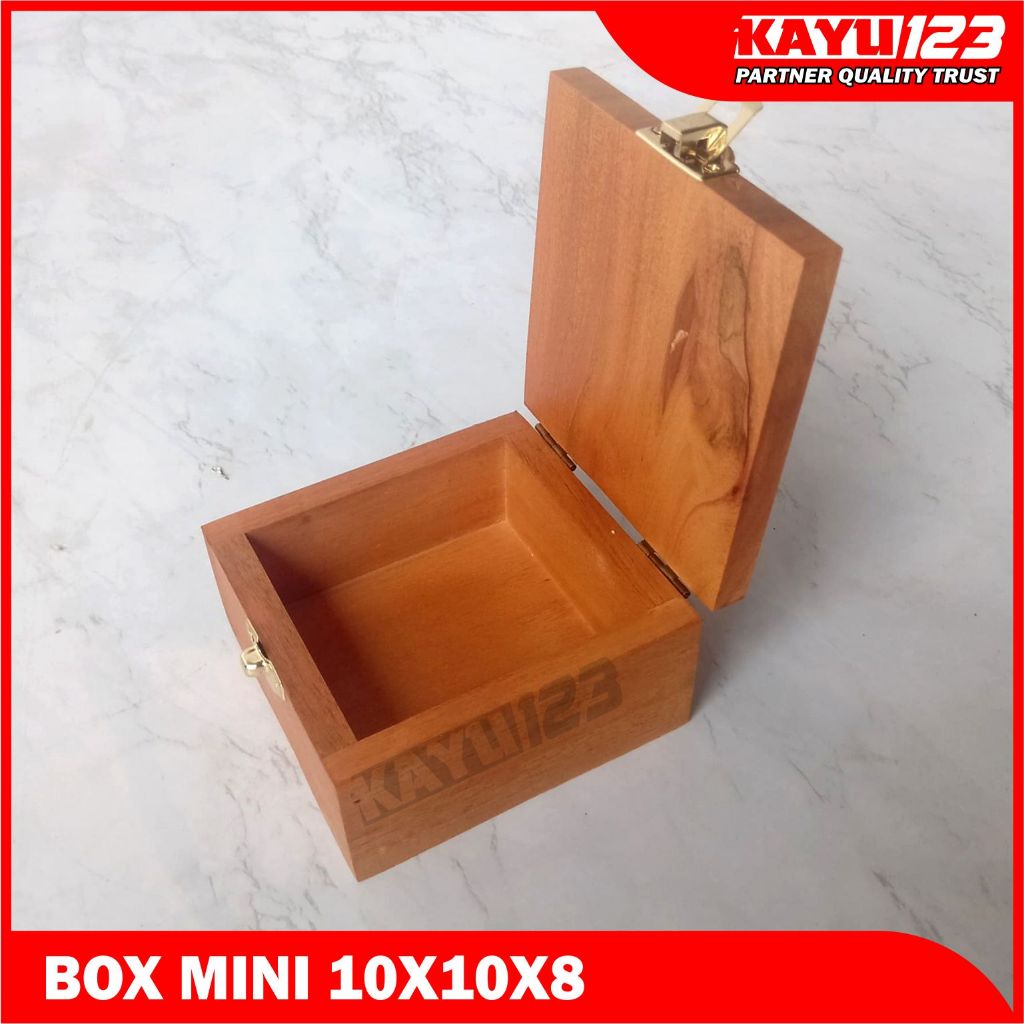 Jual Box Kayu Serbaguna Box Kayu Mini Kotak Penyimpanan pinewood box ...