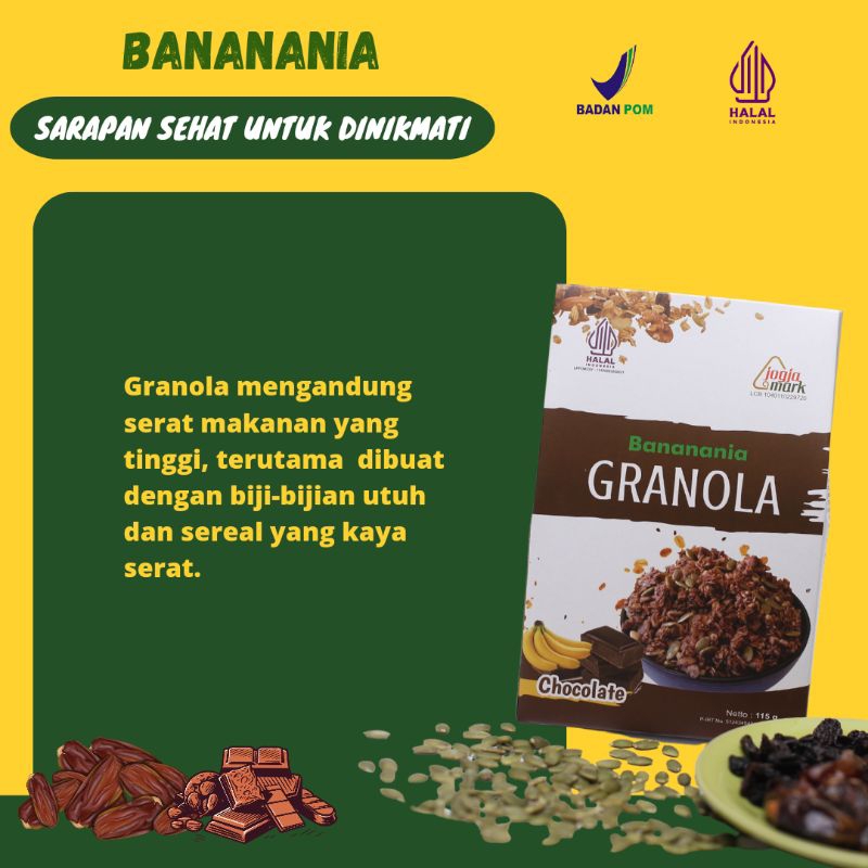 Jual Bananania Granola Pisang Pouch 115gr | Shopee Indonesia