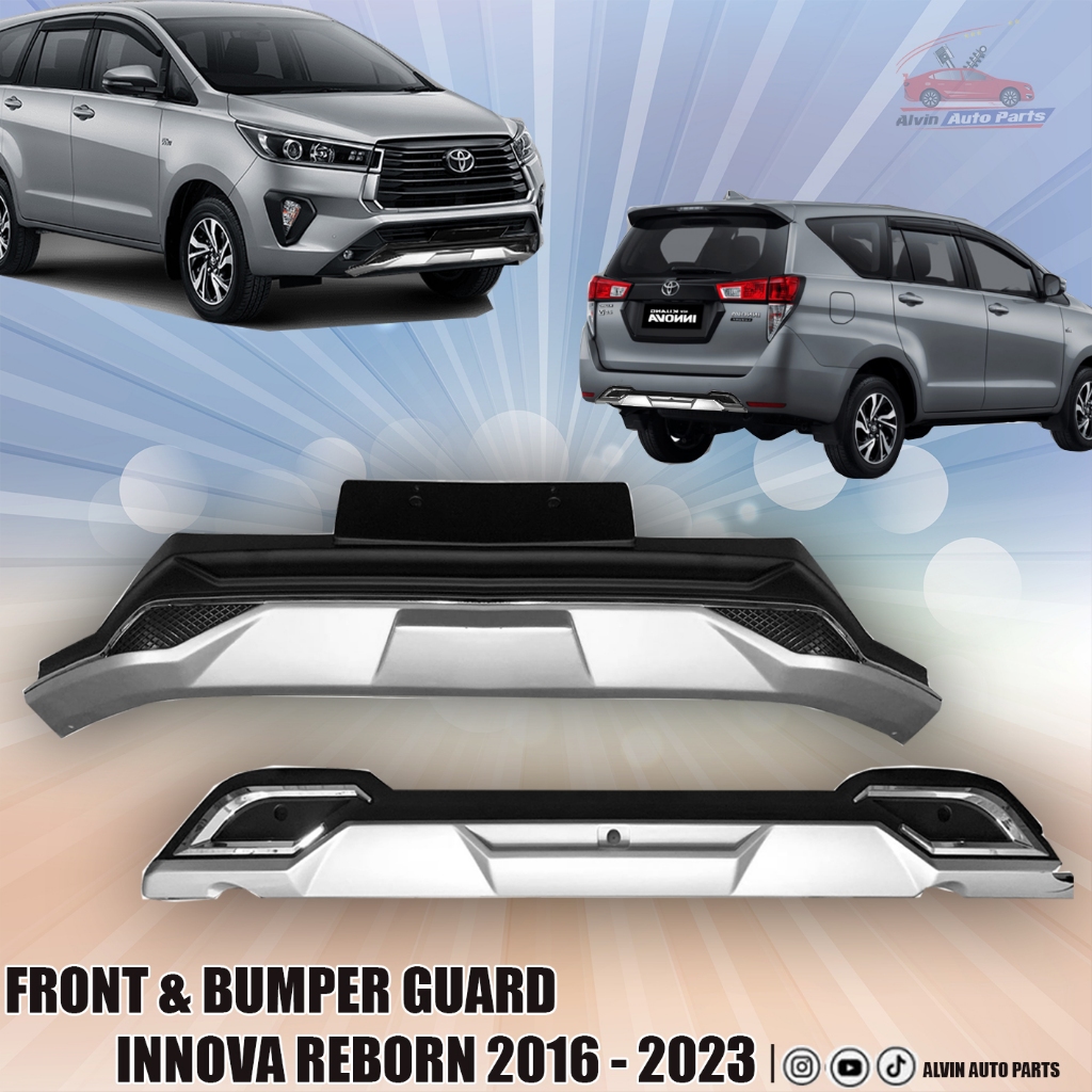 Jual BUMPER DEPAN BELAKANG INNOVA REBORN 2016 - 2021 / BUMPER GUARD ...