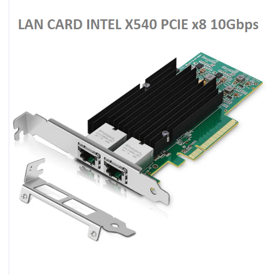 Jual Pcie Lan Card Intel X540-T2 Dual Port 10GBps x8 Network Adapter ...