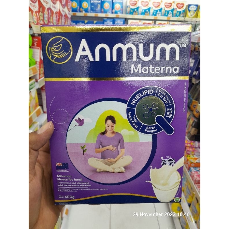 Jual ANMUM MATERNA SUSU IBU HAMIL VANILA 400G | Shopee Indonesia