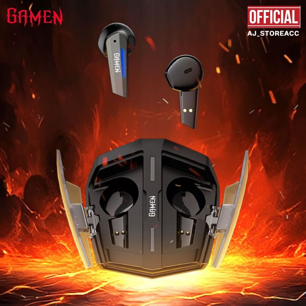 Jual HEADSET BLUETOOTH GAMEN TWS SIRENS EVO BLACK - AJ_STOREACC ...
