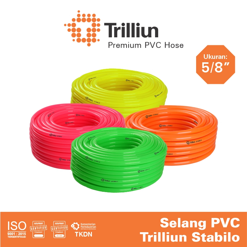 Jual Selang Air PVC Trilliun Stabilo 5/8" Inch - 5 Meter | Shopee Indonesia