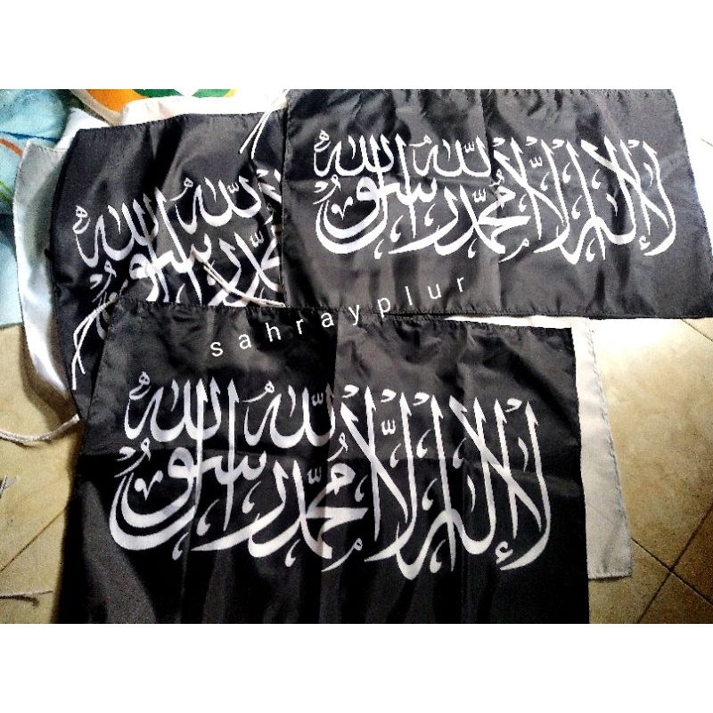 Jual Bendera Tauhid hitam putih | Shopee Indonesia