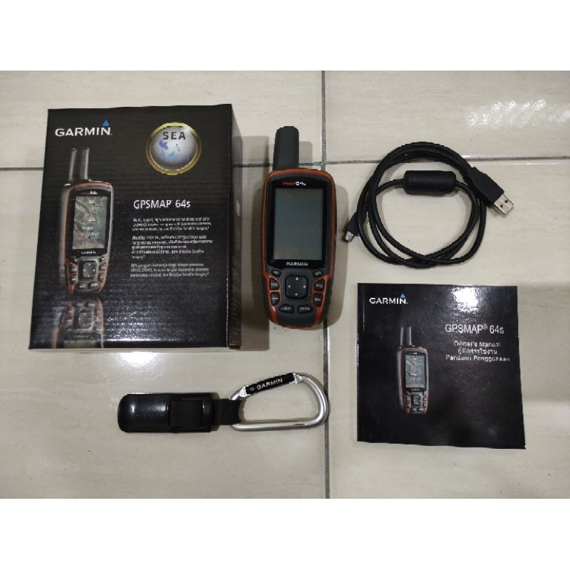 Jual GPS Garmin 64s Second / Garmin 64 s bekas Fullset | Shopee Indonesia