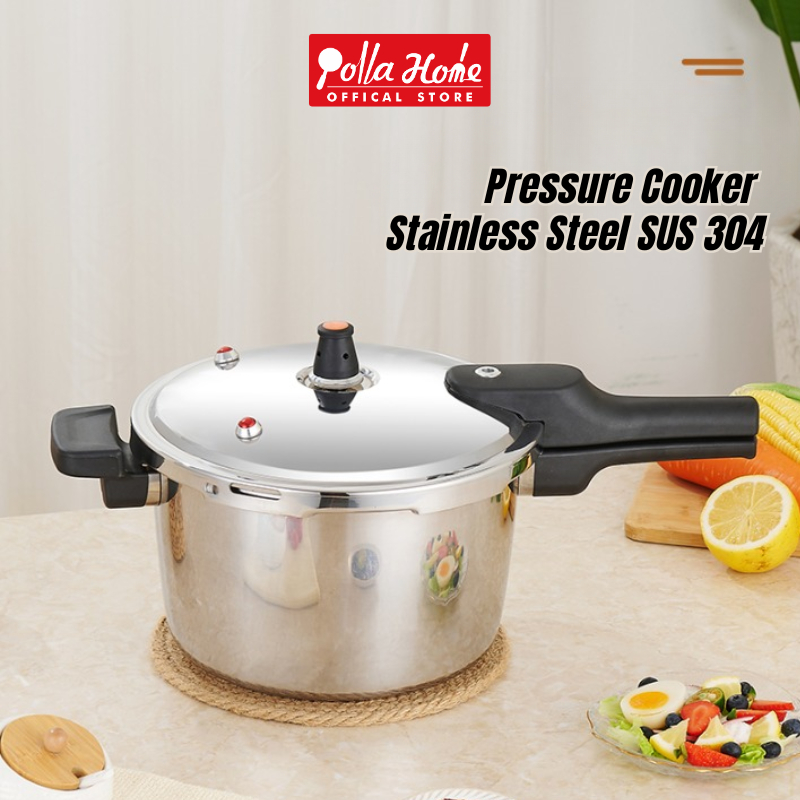 Jual Ollahom Panci Presto Jumbo 8Liter Pressure Cooker Stainless Steel ...