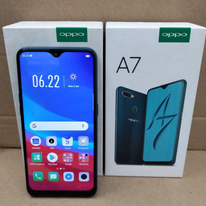 Jual Oppo A7 Ram 4GB Rom 64Gb ( SECOND ) | Shopee Indonesia