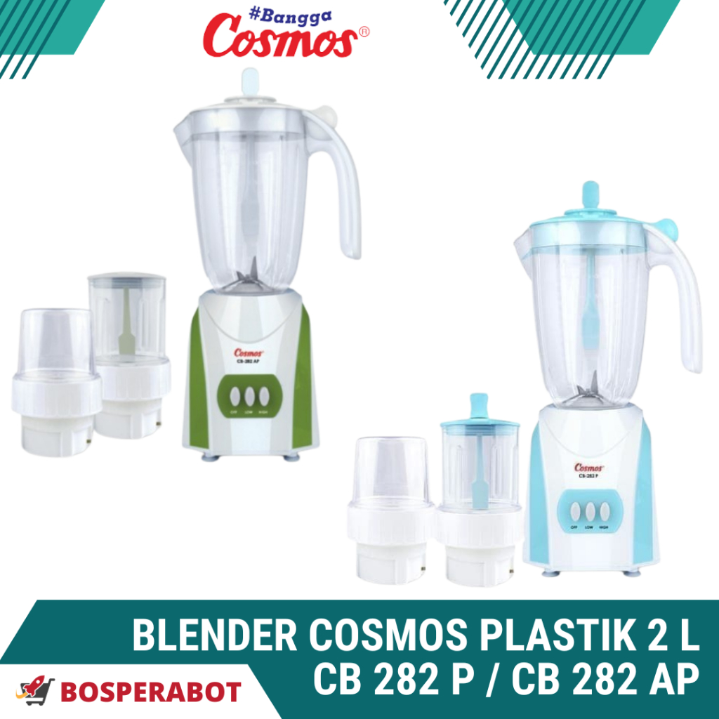Jual BLENDER COSMOS 2 LITER CB282P / CB 282 AP PLASTIK | Shopee Indonesia