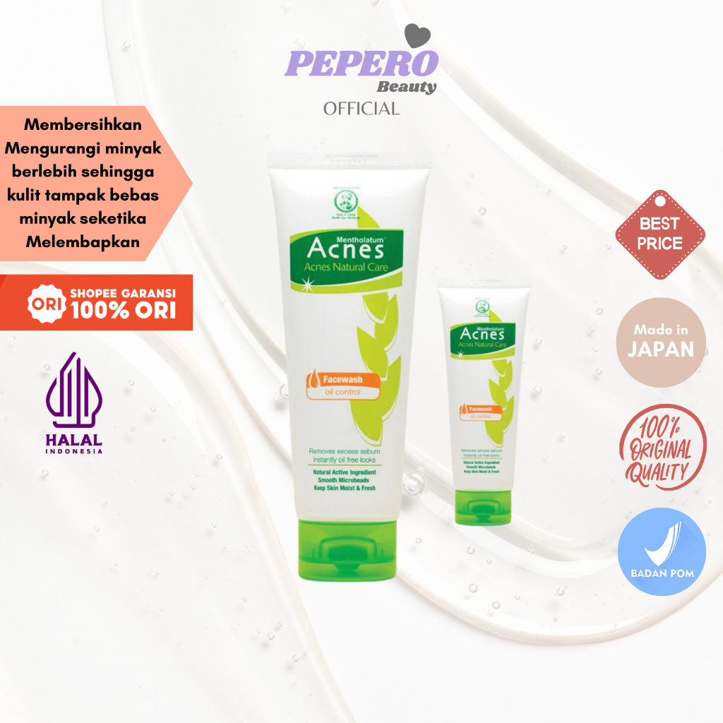 Jual ACNES Natural Care Face Wash Oil Control | Shopee Indonesia