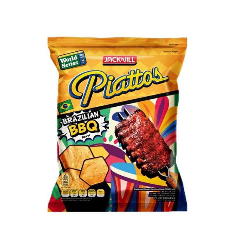 Jual Piattos Snack Kentang Brazilian Barbeque 68 g | Shopee Indonesia