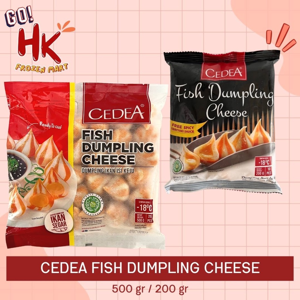 Jual Cedea Dumpling Cheese 200gr 500gr | fish dumpling olahan ikan isi ...