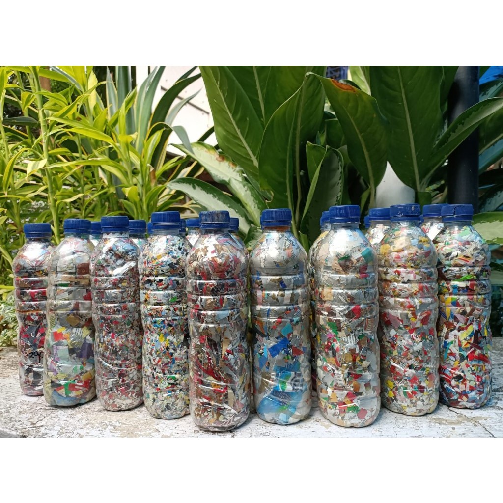 Jual Ecobrick Botol Bata Ramah Lingkungan 600 ml | JAMINAN LEBIH PADAT ...