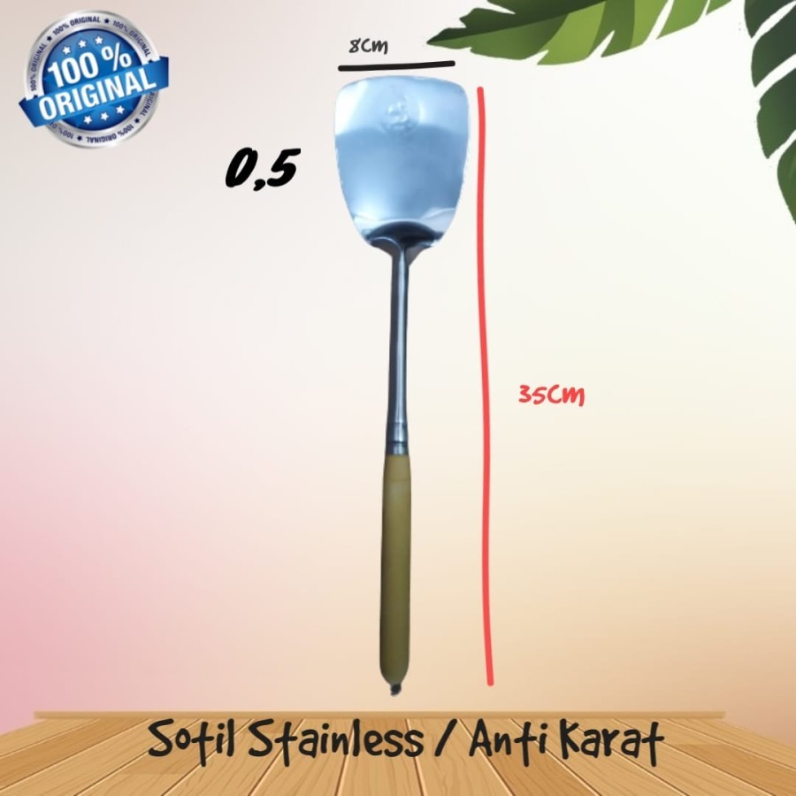 Jual Sutil/Sendok/Sodet/Spatula Kayu ukuran besar | Shopee Indonesia