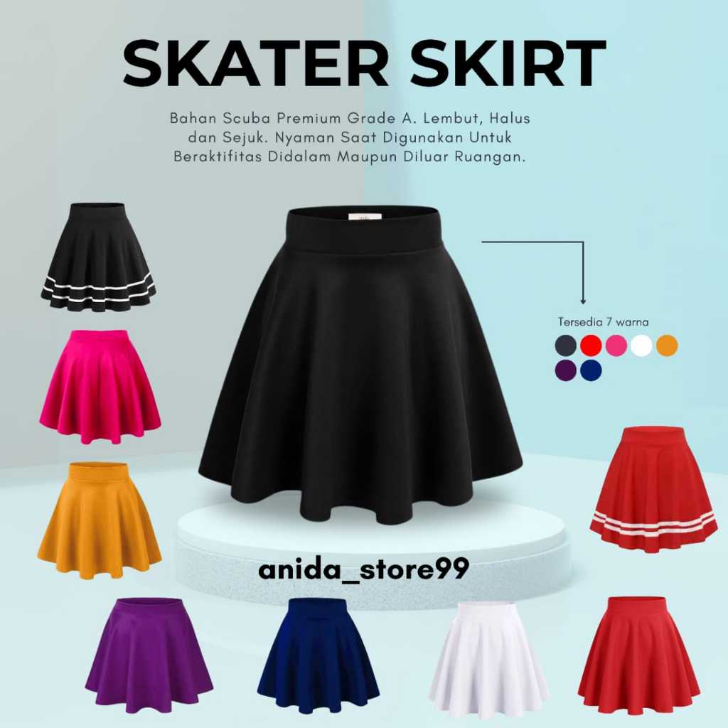 Jual Rok Mini wanita Rok Olahraga Senam Gym Lari Rok Olahraga Wanita ...