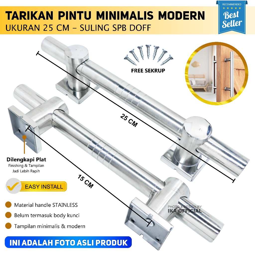Jual handle pintu rumah gagang tarikan pintu lemari handle laci handle ...
