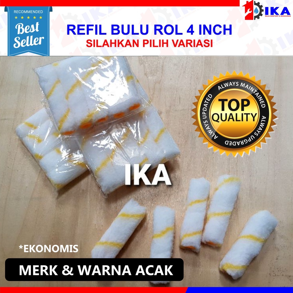 Jual Bulu Roll Kapal Refill 4 Inch / Isi Kuas Roll Kapal Kecil 4 Inch ...