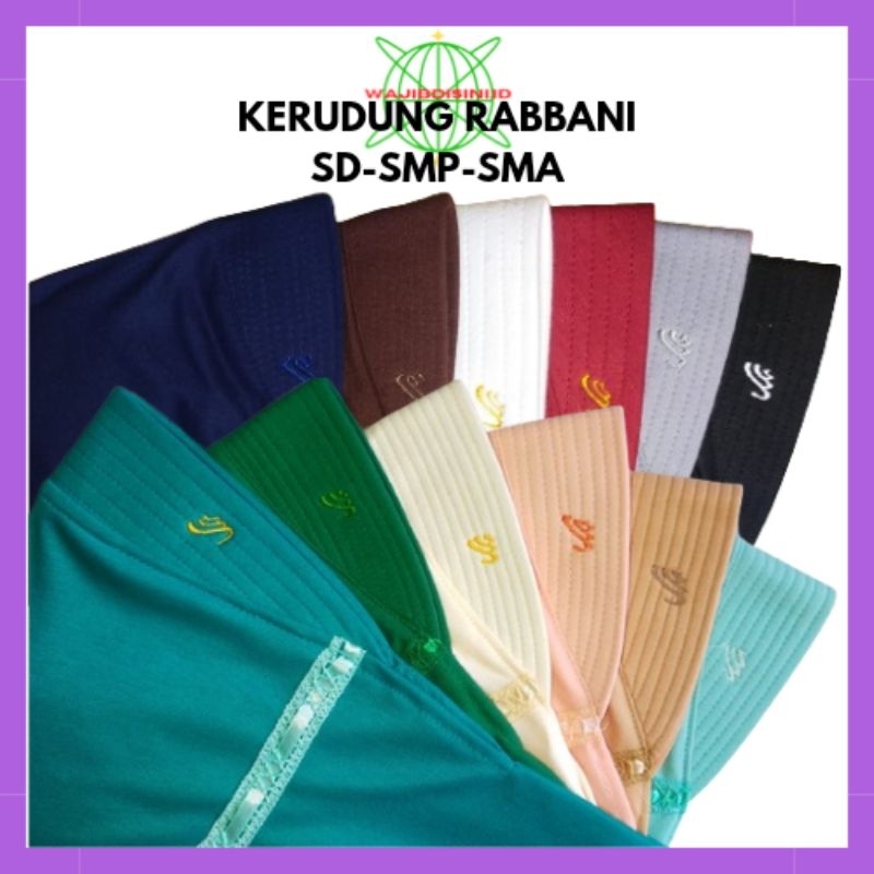 Jual HIJAB / JILBAB SEKOLAH / RABBANI SEKOLAH SD / SMP / SMA | Shopee ...