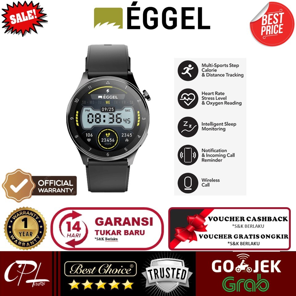 Jual Eggel Tempo 4 PRO Wireless Call SmartWatch / Smart Watch ...
