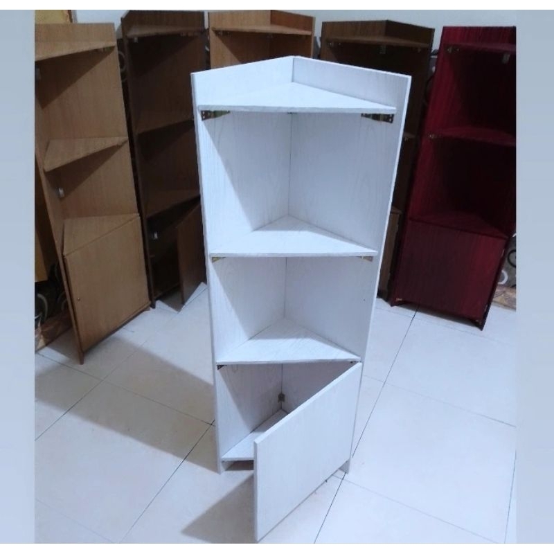 Jual lemari pojok cantik ukuran tinggi 120 cm x lebar depan 40 cm x ...