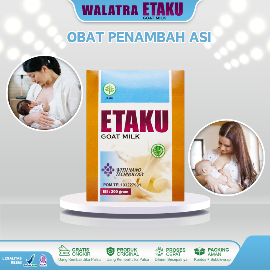 Jual Walatra Etaku Susu Penambah Asi Melimpah Pelancar Asi Booster ...