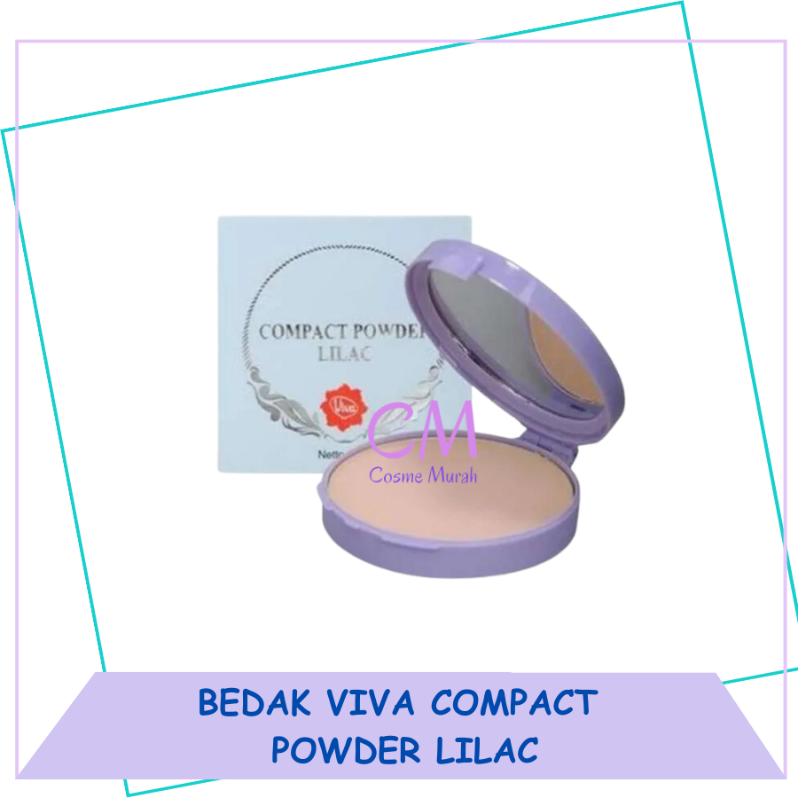 Jual CM BEDAK Viva Compact Powder Lilac | Shopee Indonesia
