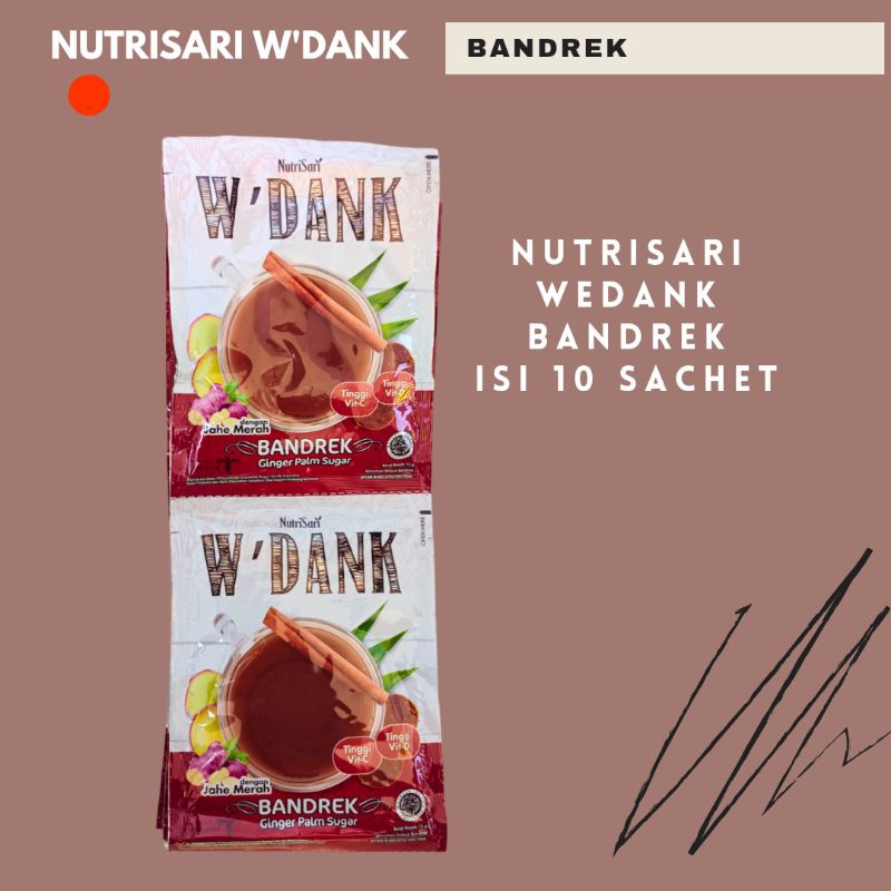 Jual Nutrisari Wedang Bandrek-Ginger Palm 10 Sachet | Shopee Indonesia