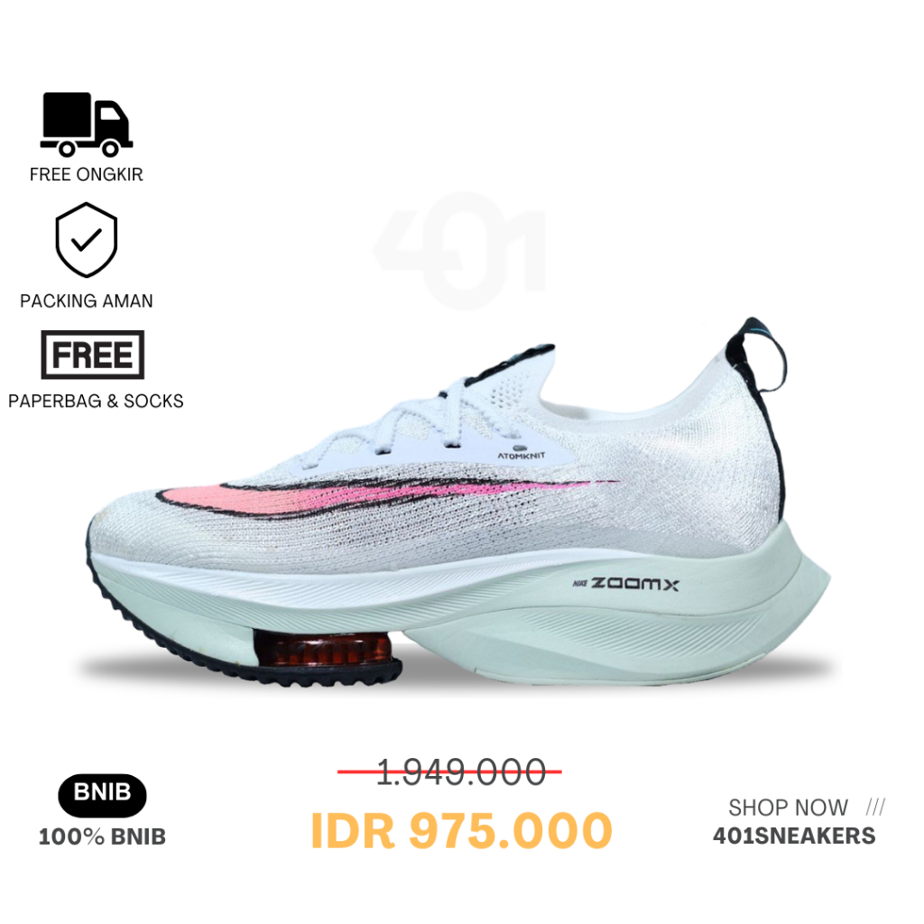 Jual Sneakers Nike Air Zoom Alphafly NEXT% "Watermelon" Authentic 100% BNIB | Shopee Indonesia