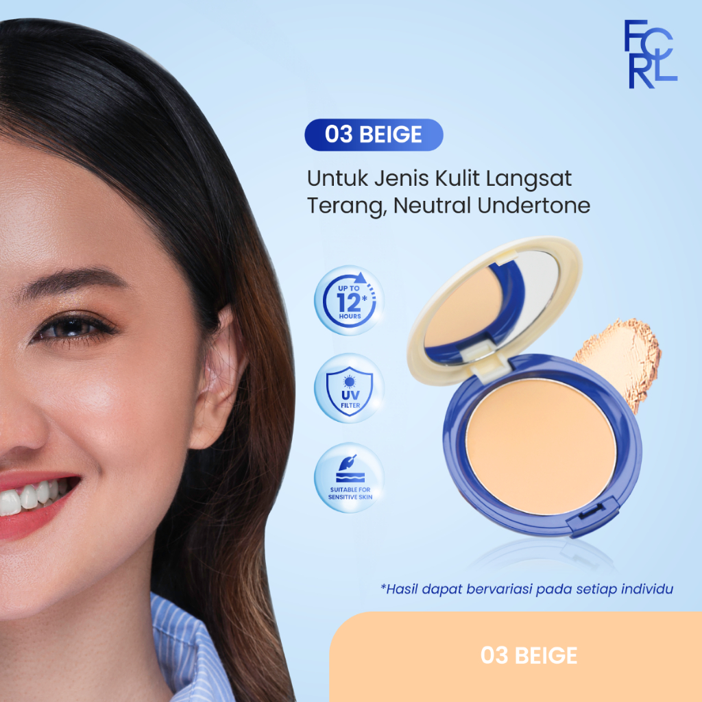 Jual FOCALLURE Always Keep Me Covered Compact Powder Soft Matte Cloud ...