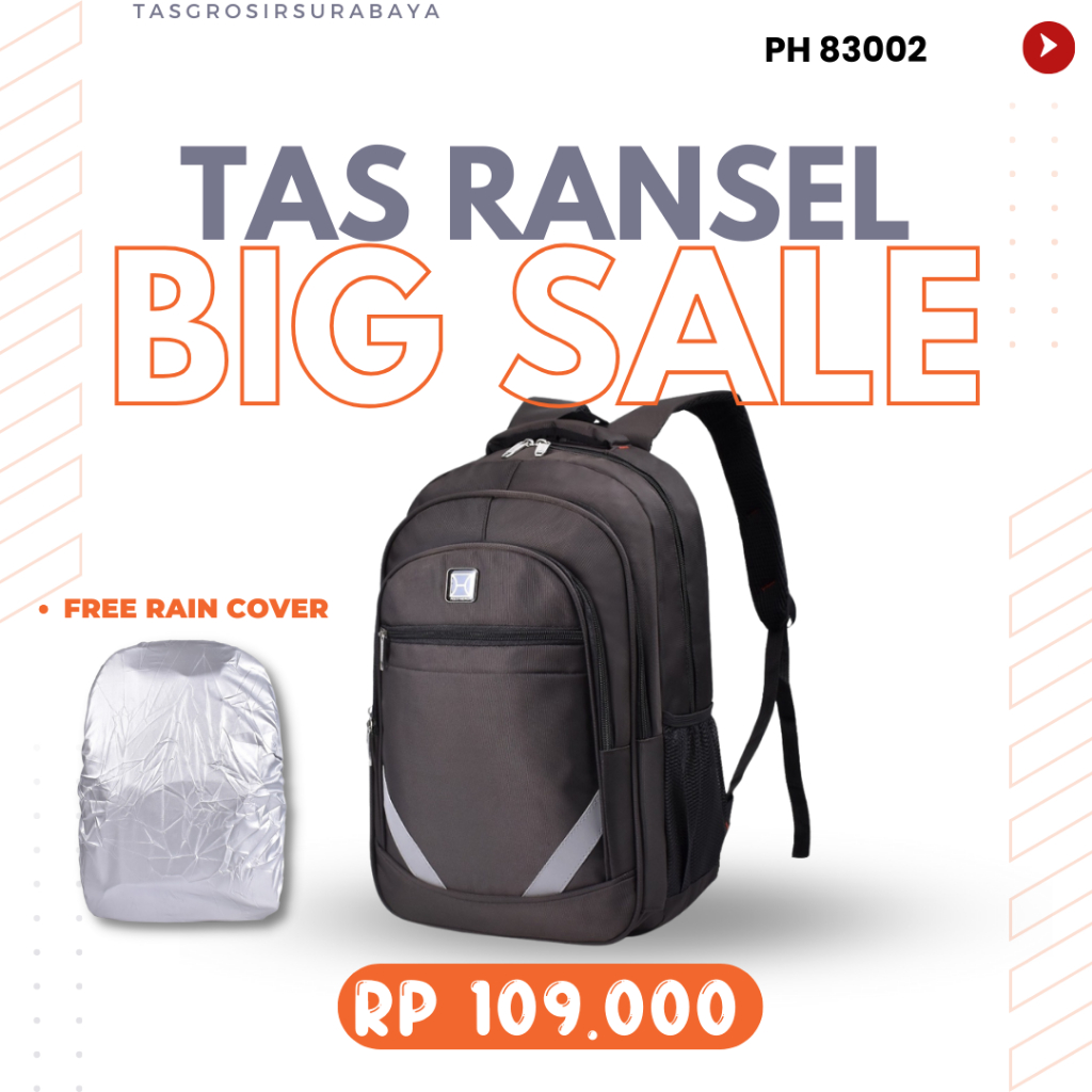 Jual Tas Ransel Sekolah Polo Hiero 83002 Tas Backpack Punggung Pria Tas ...