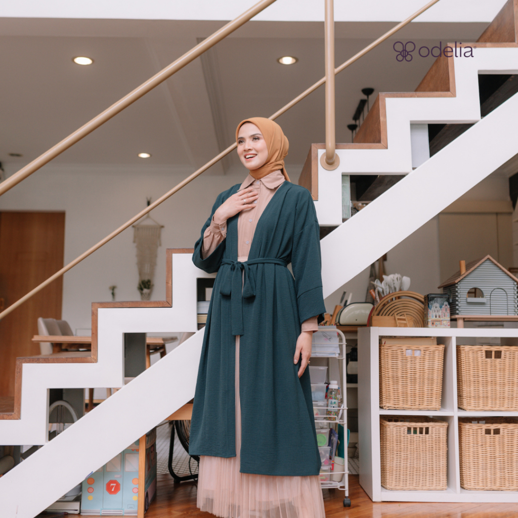 Jual ODELIA ( FREE HIJAB ) - LAUREN OUTER | Shopee Indonesia