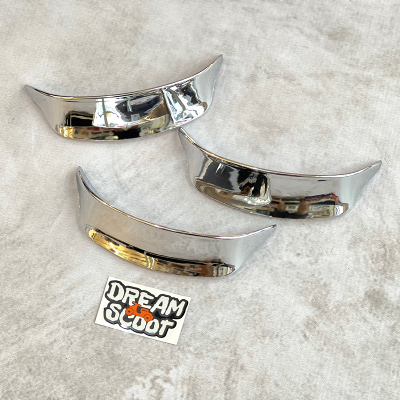 Jual Unbrand Visor Mini Shield sprint 2023 kebawah Chrome Vespa sprint ...