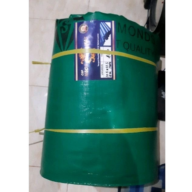 Jual Terpal A20 Super UV Ukuran Per 1X1 Meter Hijau Army Gold ...