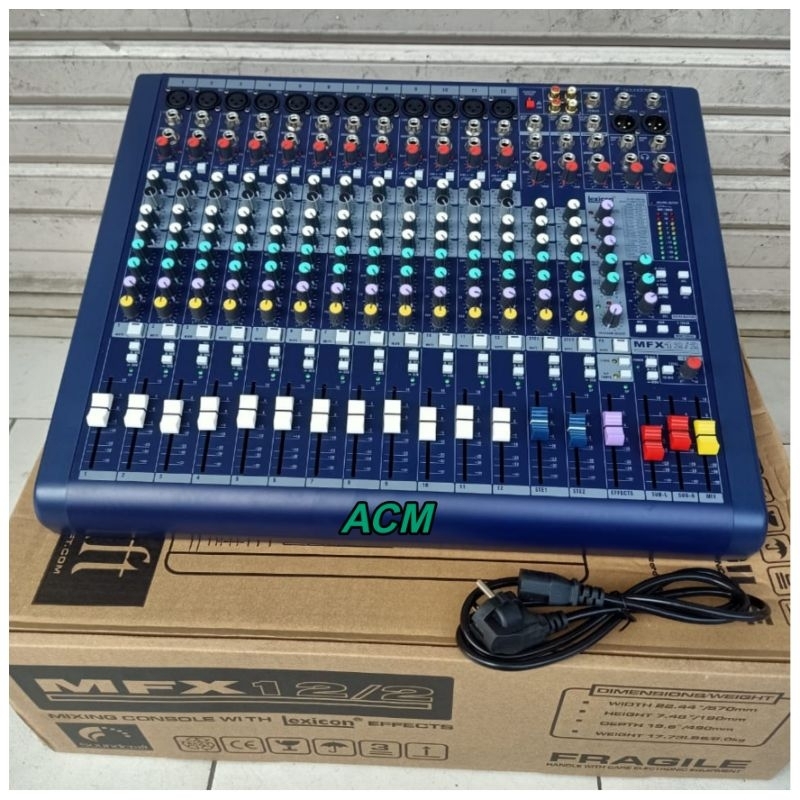 Jual MIXER SOUNDCRAFT MFX12 MIXER 12 CHANNEL MFX 12 | Shopee Indonesia