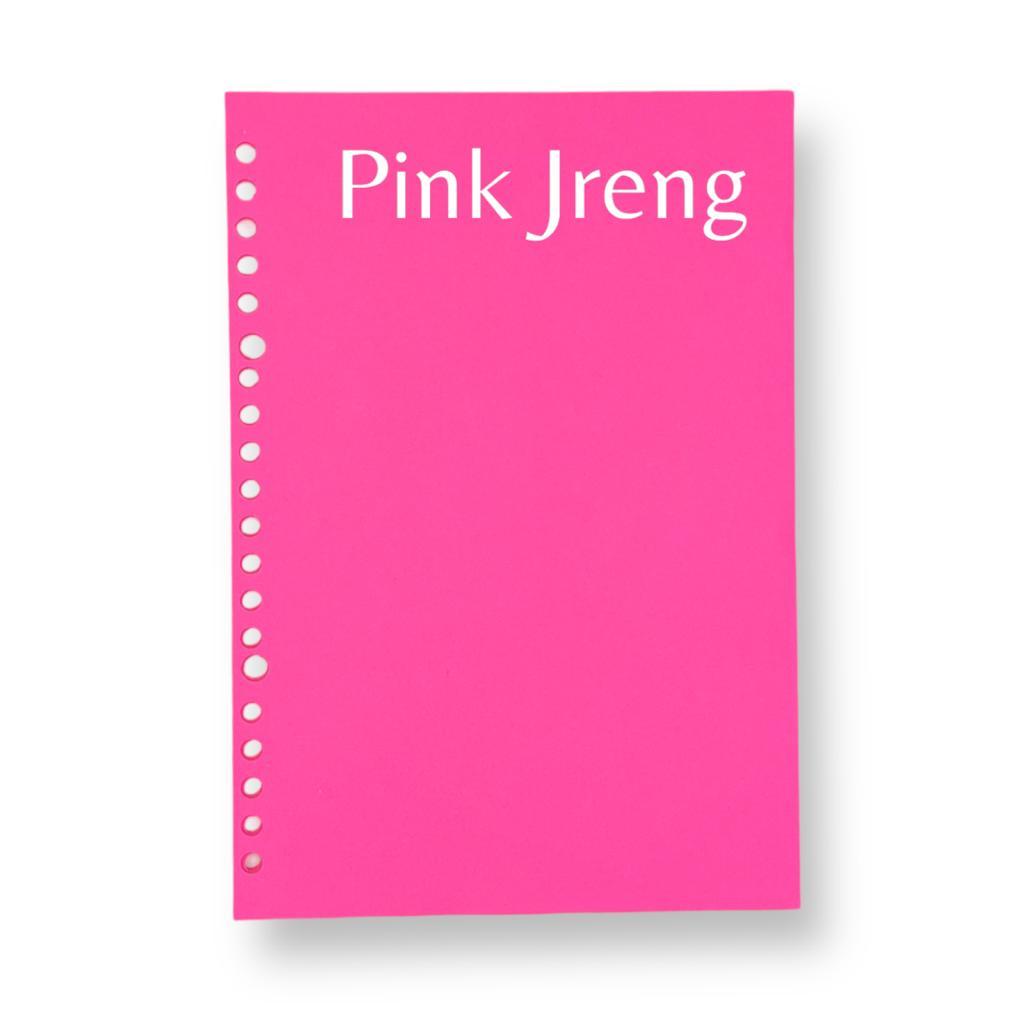 Jual Loose Leaf A5 Polos Warna 80 gsm isi 25 lembar kertas binder ...