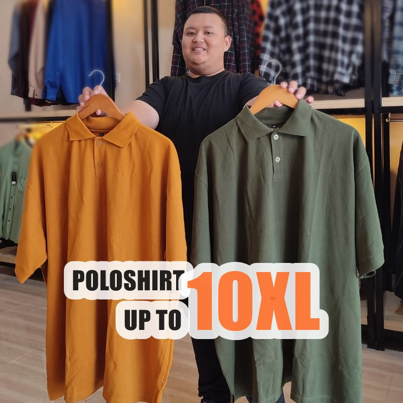 Jual ICW Polo Shirt Pria Jumbo 2XL 3XL 4XL 5XL 6XL 7XL 8XL 9XL 10XL ...