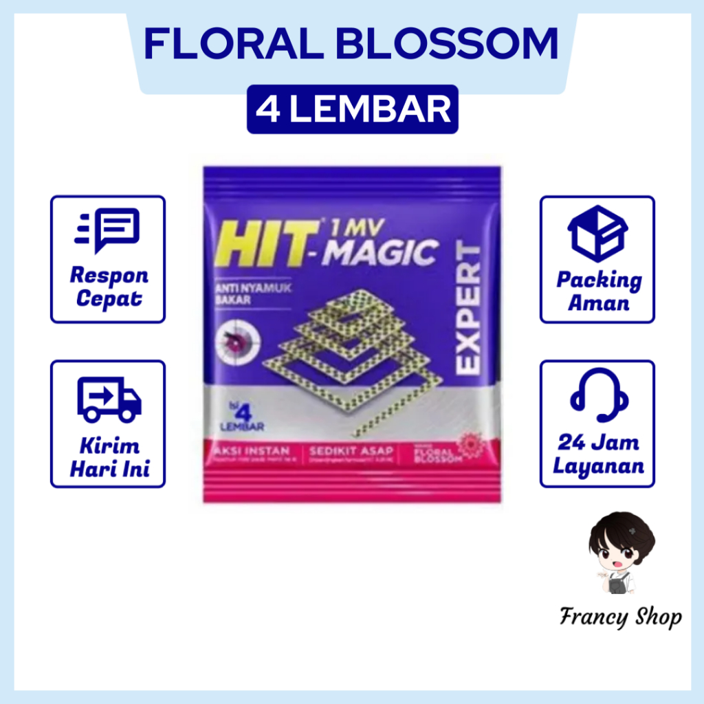 Jual Hit Piramida Floral Blossom Pink Obat Nyamuk Bakar Sachet Isi 4s ...