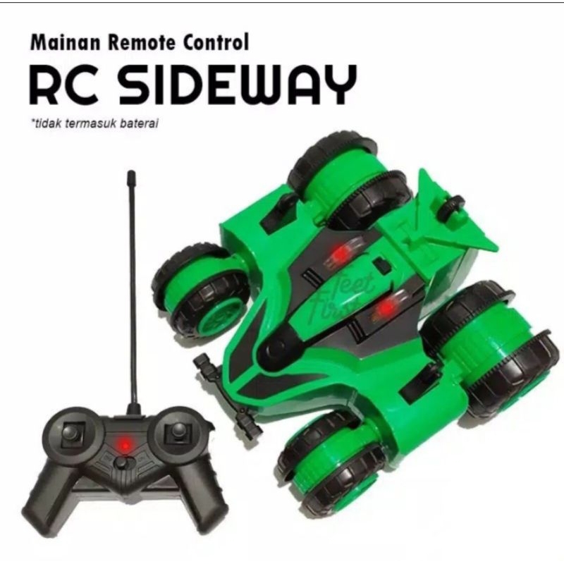 Jual MAINAN Mobil Ardiles Remote Control Stunt Flip Car | Hijau Merah ...