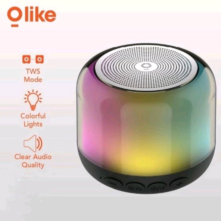 Jual OLIKE SPEAKER BLUETOOTH 5.0 WIRELESS PORTABLE TWS STEREO RGB ...