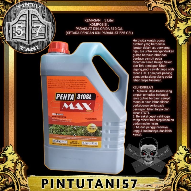 Jual PENTAMAX 310SL PARAQUAT ( GRAMOXONE ) RACUN BIRU | Shopee Indonesia