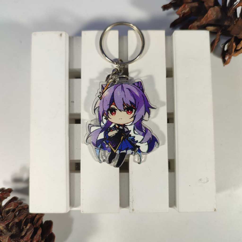 Jual Keychain Genshin Impact Baru - Akrilik Pinggiran Bening - Souvenir ...